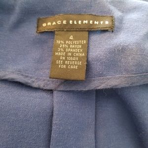 Grace Elements | Jackets & Coats | Grace Elements Navy Blue Long Sleeve ...